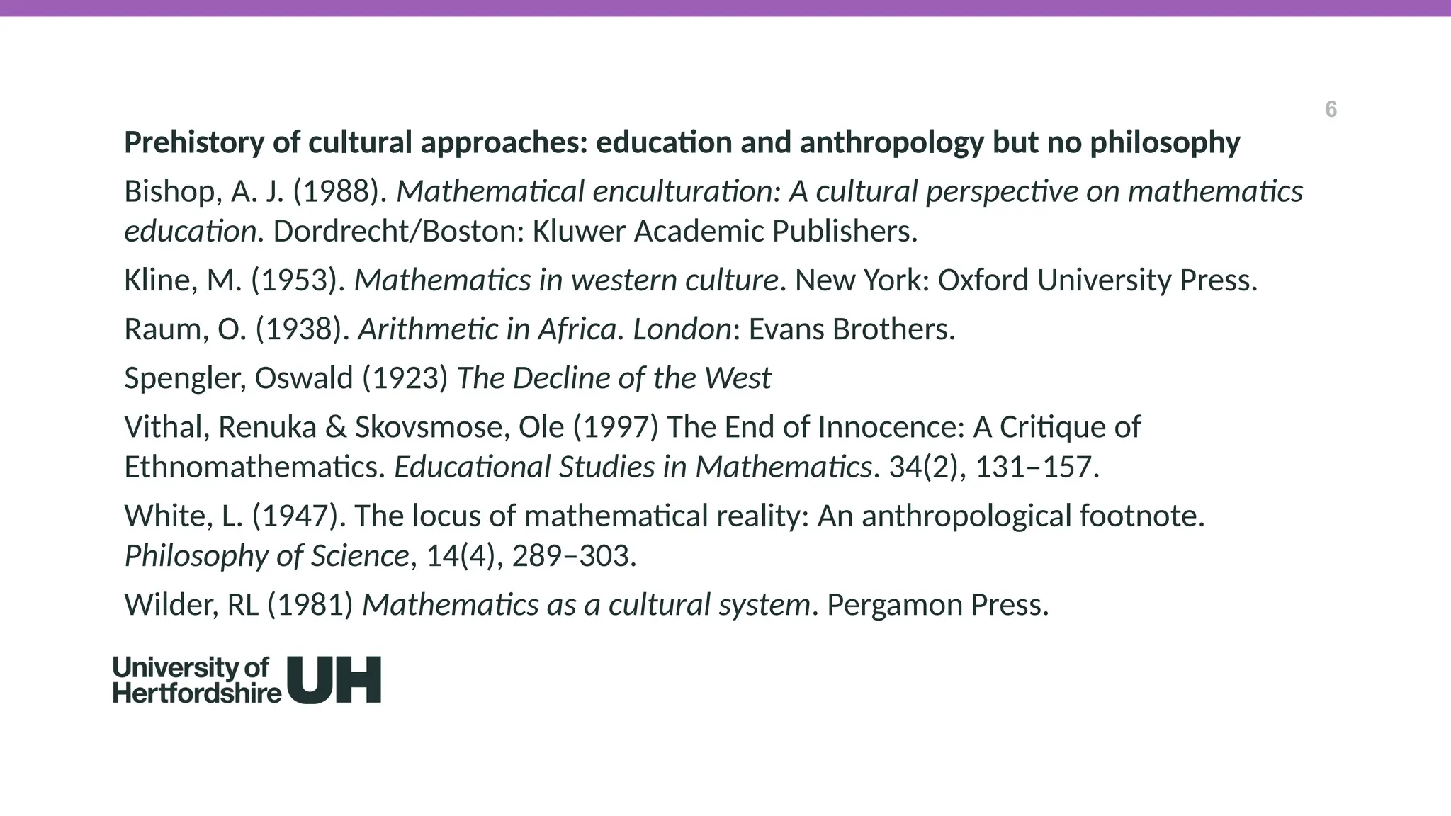 Tools for thinking about mathematics culturally | PPTX