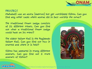 Onam – Festival in Kerala – Mocomi.com