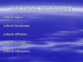 Culture & geography | PPT
