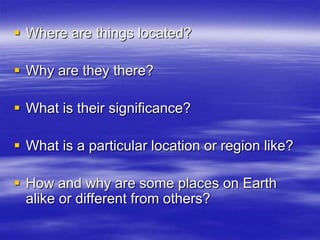 Culture & geography | PPT