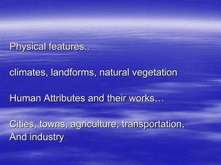 Culture & geography | PPT
