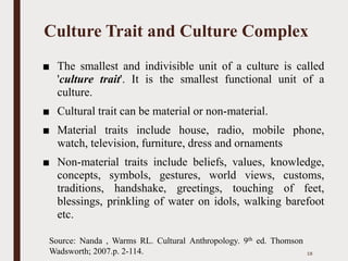 Culture Trait Symbols
