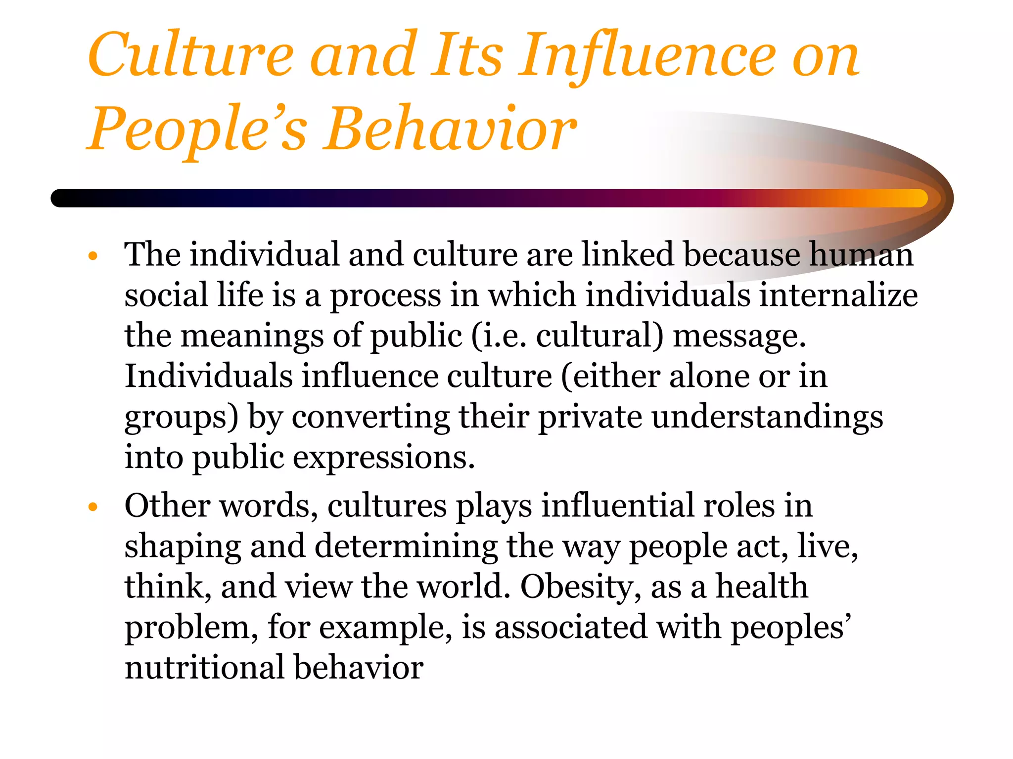 introduction to culture and society | PPTX