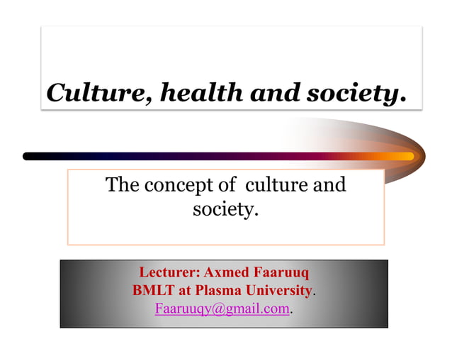 introduction to culture and society | PPTX