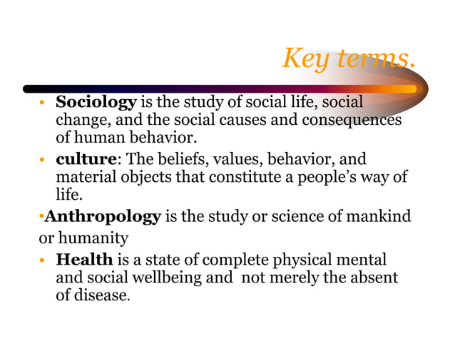 introduction to culture and society | PPTX