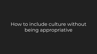 Culture in Advertising: Exchange vs. Appropriation | PPT