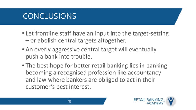 Culture in banking is everything | PPT