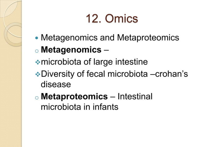 Culture Independent Methods For Detection And Enumeration Of Gut Microflora Pptx Digestive