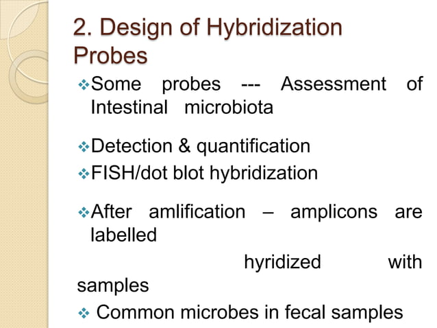 Culture Independent Methods For Detection And Enumeration Of Gut