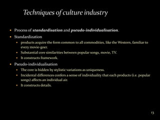 Culture industry for superior | PPT