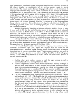 Culture in language learning and teaching | PDF