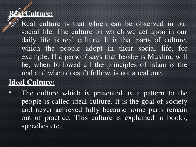 Culture in socialogy | PPTX