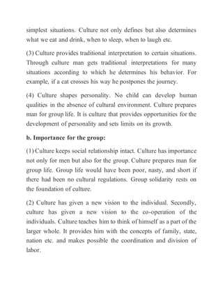 functions of culture | DOCX