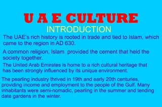 Culture of UAE | ODP