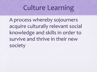 Culture Learning | PPTX