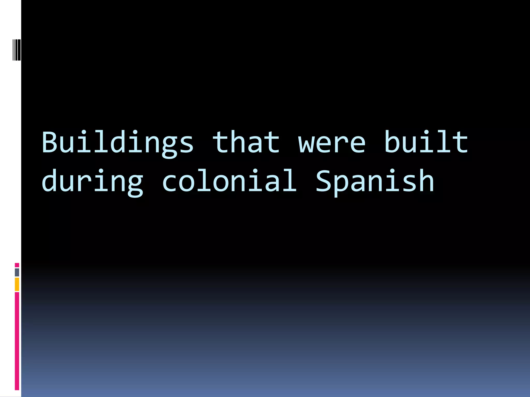 Culture & lifestyle of people during spanish period | PPTX