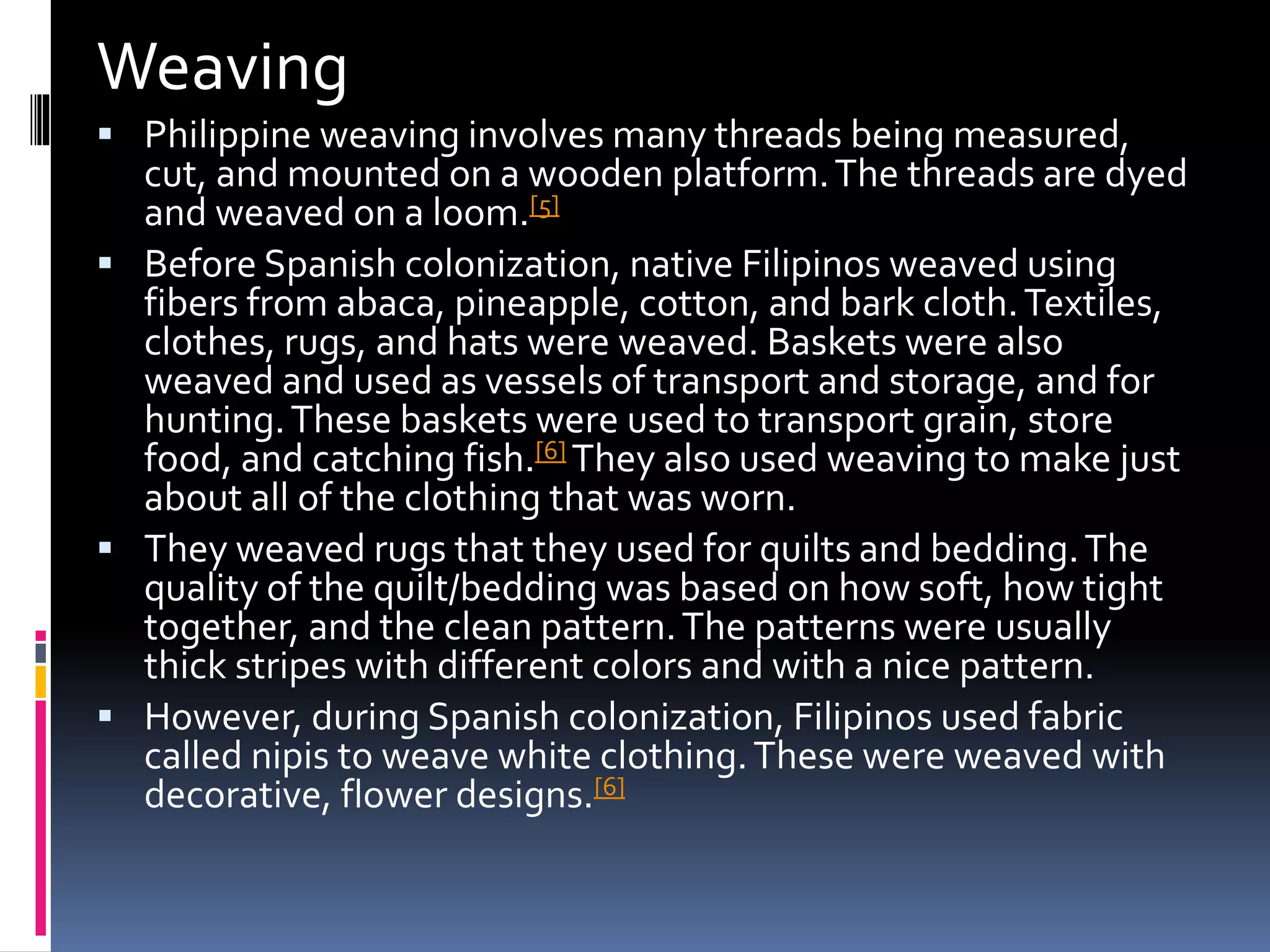 Culture & lifestyle of people during spanish period | PPTX