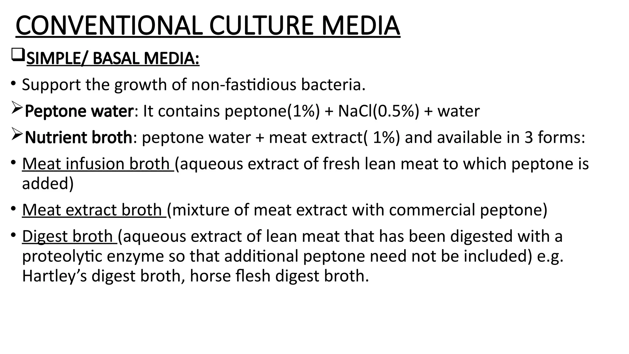 CULTURE MEDIA-1.pptx media ingredients and preparation | PPTX