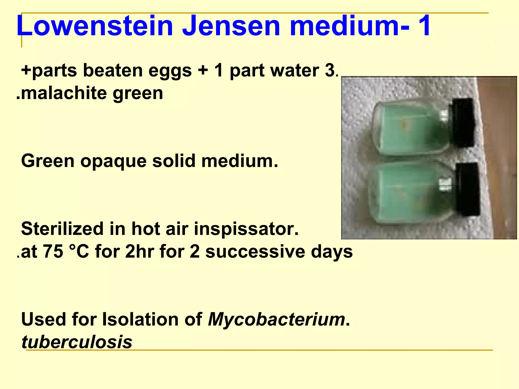 Bacterial Culture media | PPT