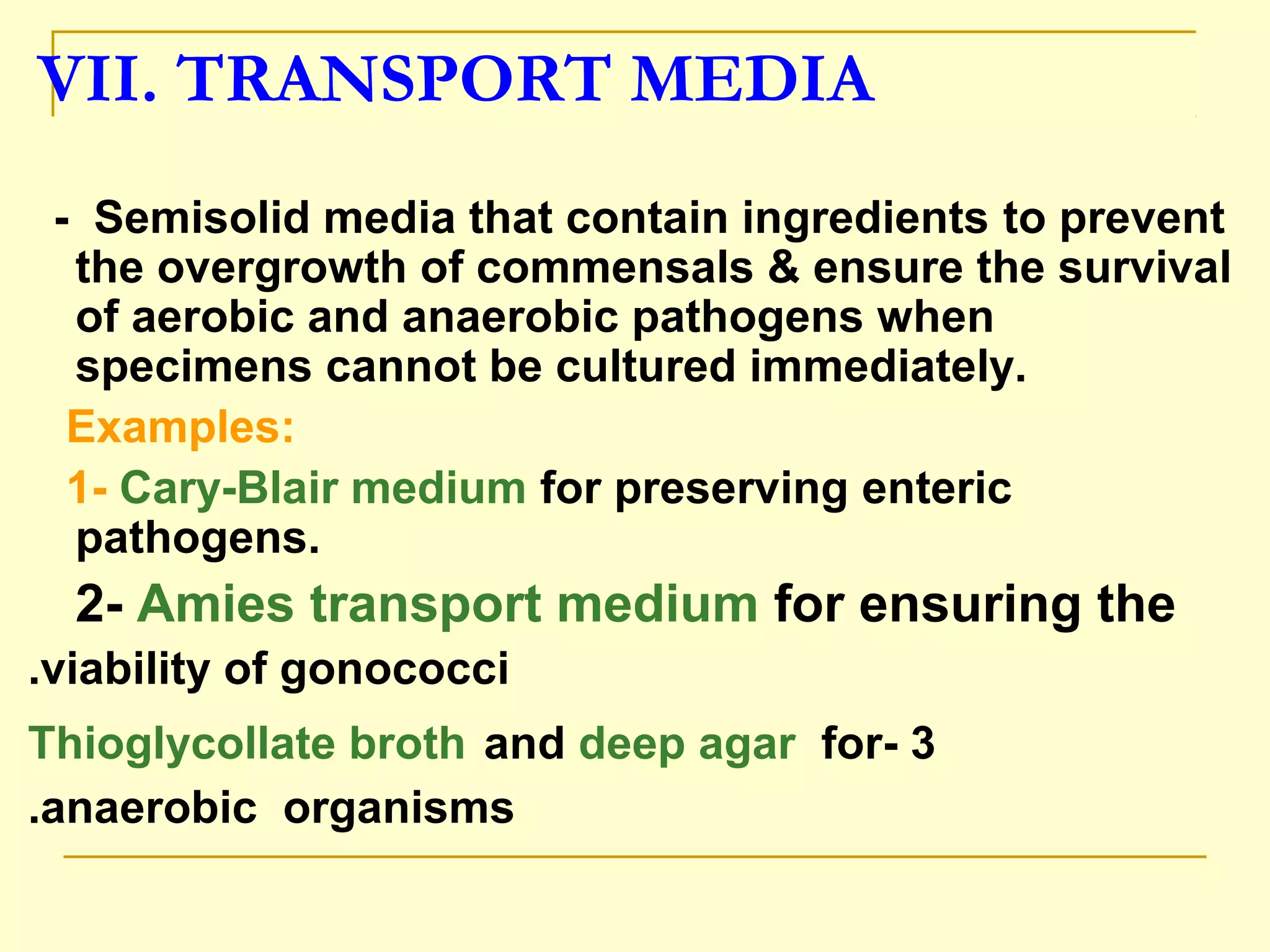 Bacterial Culture media | PPT