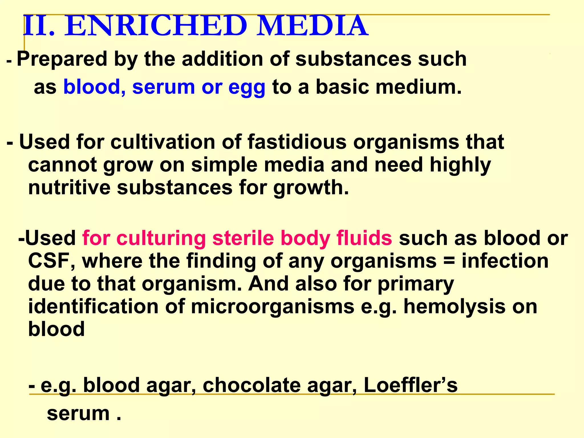 Bacterial Culture media | PPT
