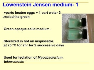 Bacterial Culture media | PPT