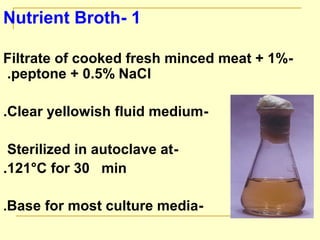 Bacterial Culture media | PPT