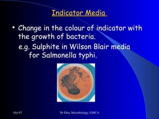 Types of Culture media | PPT