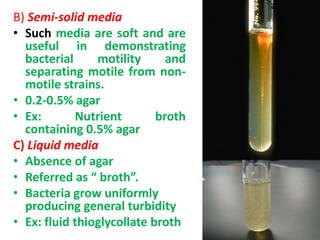 Culture media | PPTX