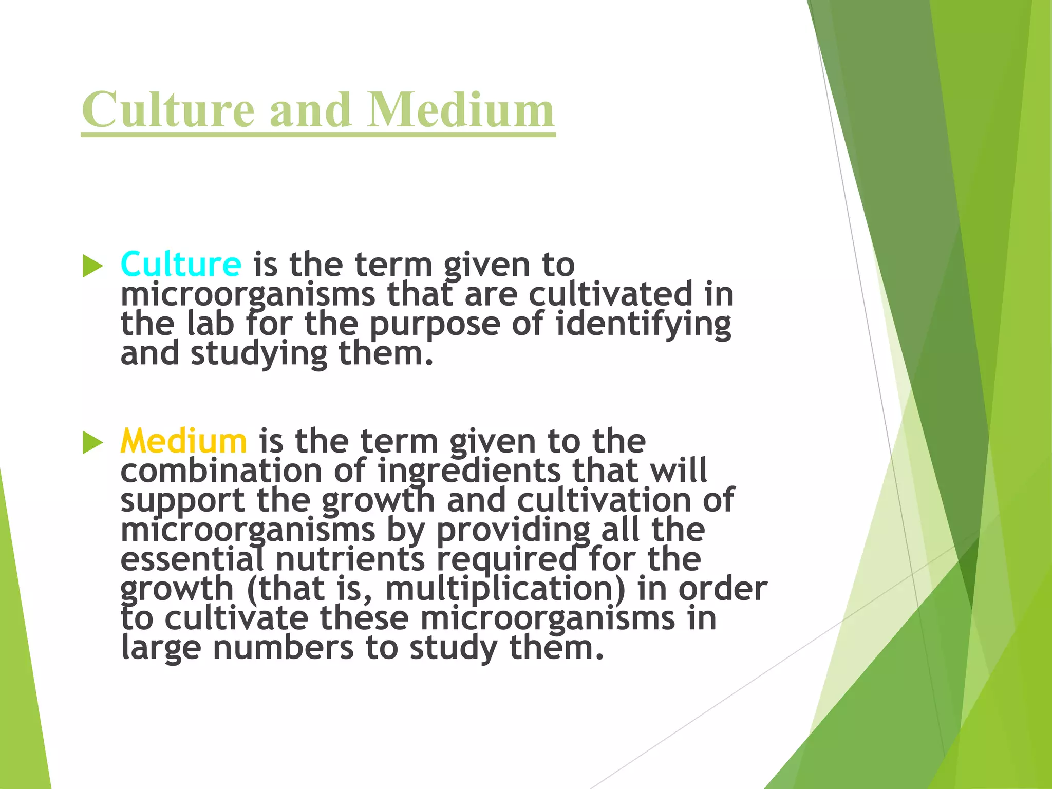 Culture media | PPT