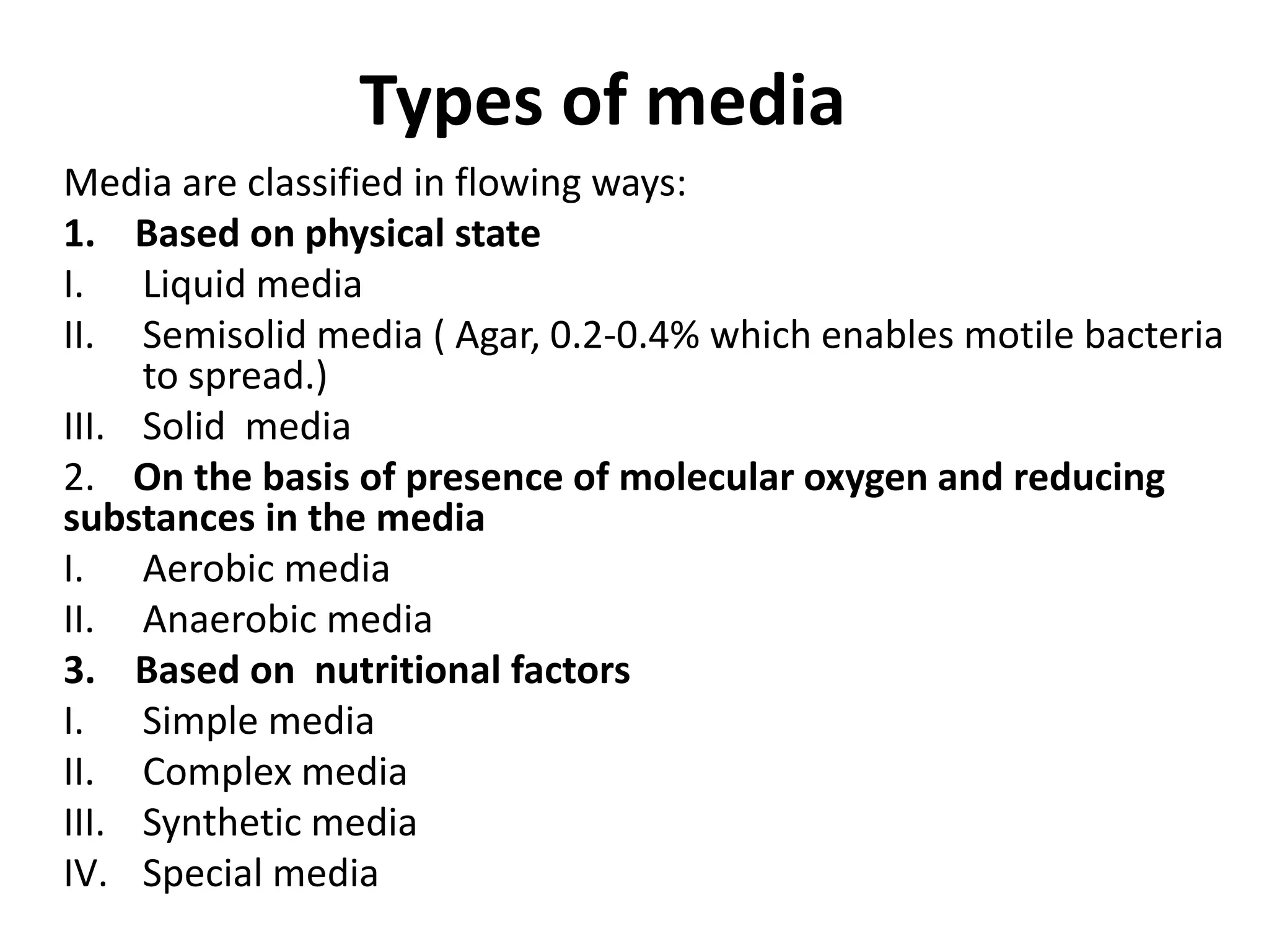 Culture media | PPTX | Chemistry | Science