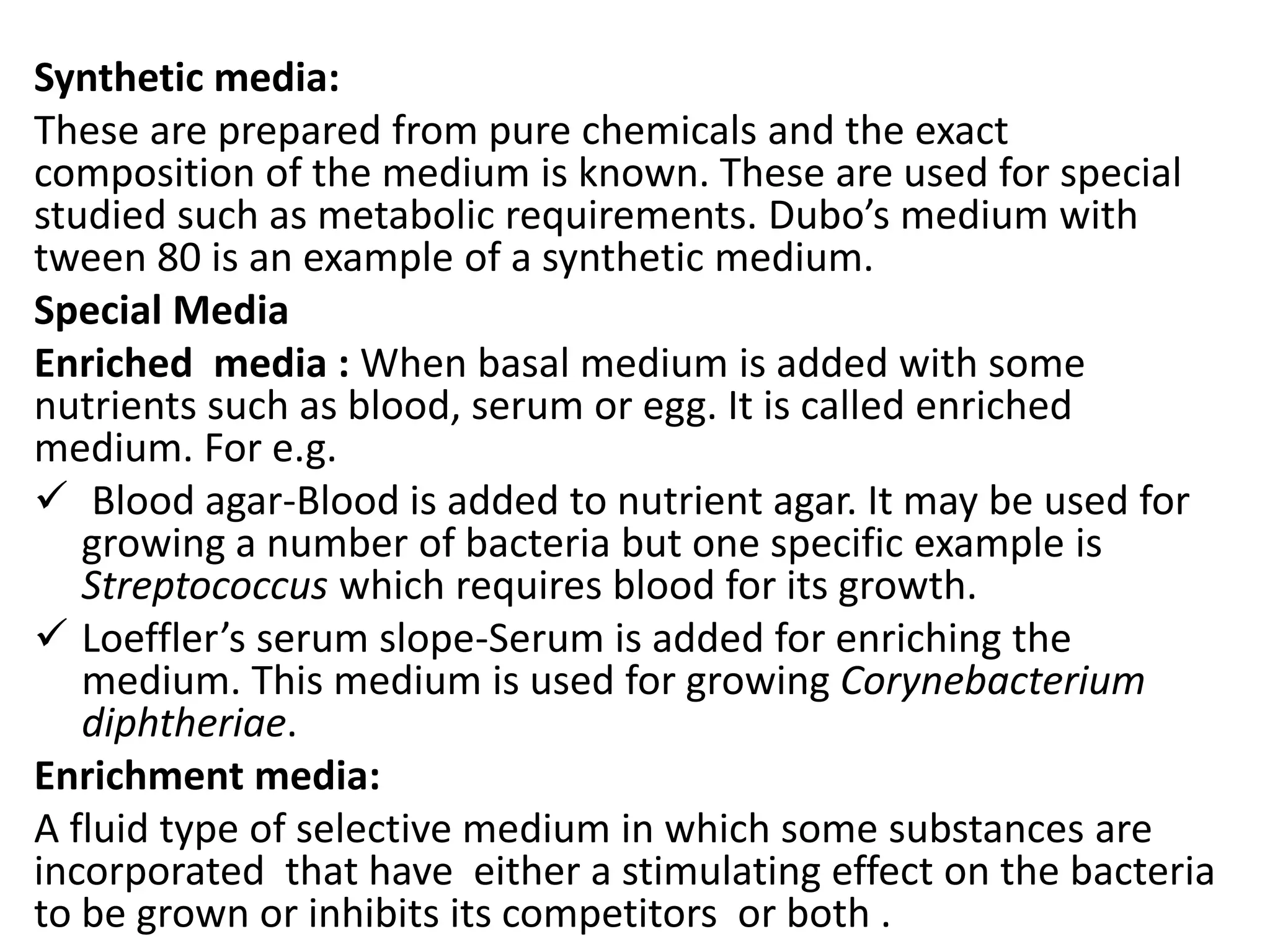 Culture media | PPTX | Chemistry | Science