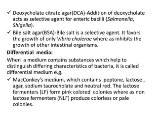 Culture media | PPTX | Chemistry | Science