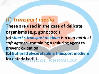 Culture media | PPTX