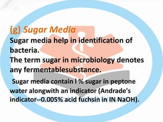 Culture media | PPTX