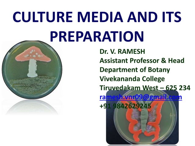 Culture media | PPT
