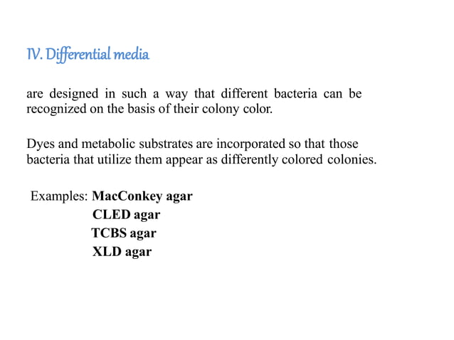 Culture media | PPTX | Chemistry | Science