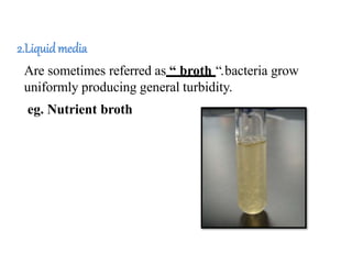 Culture media | PPTX