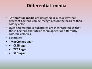 Culture media | PPTX