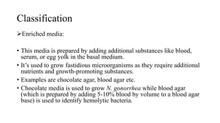 Culture media.pptxjhkbmnbjbnbvnvnbvjhnbb | PPT