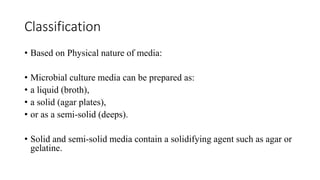 Culture media.pptxjhkbmnbjbnbvnvnbvjhnbb | PPT