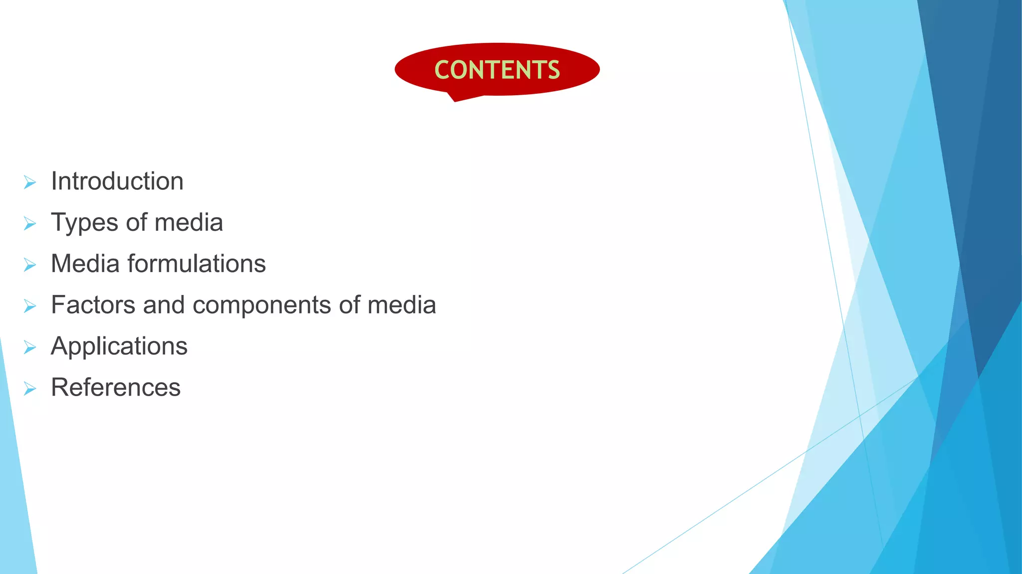 Culture media | PPTX