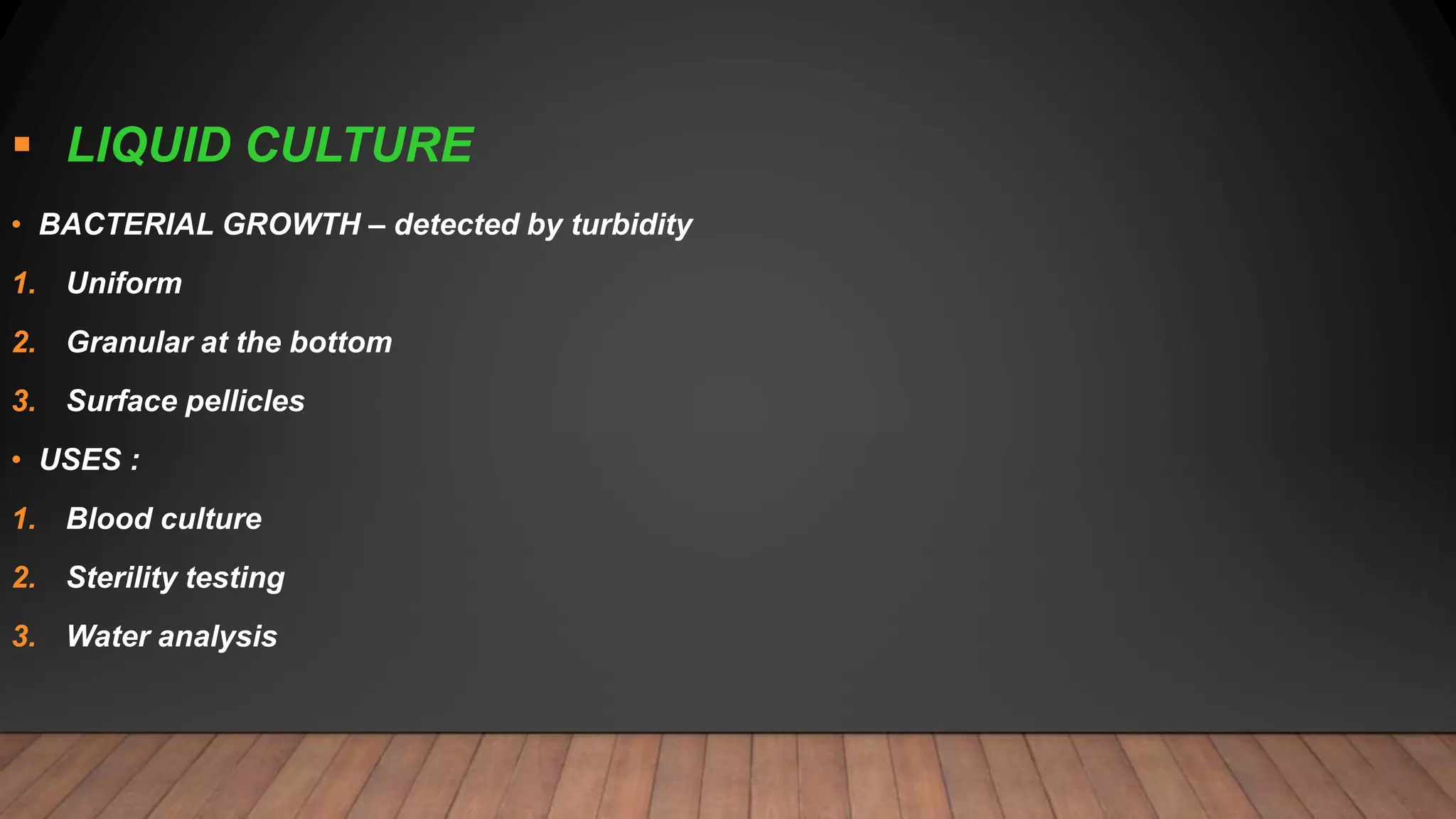 Culture media and culture methods | PPT