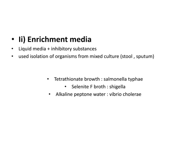 Culture media and methods | PPTX | Blood Disorders | Diseases and ...