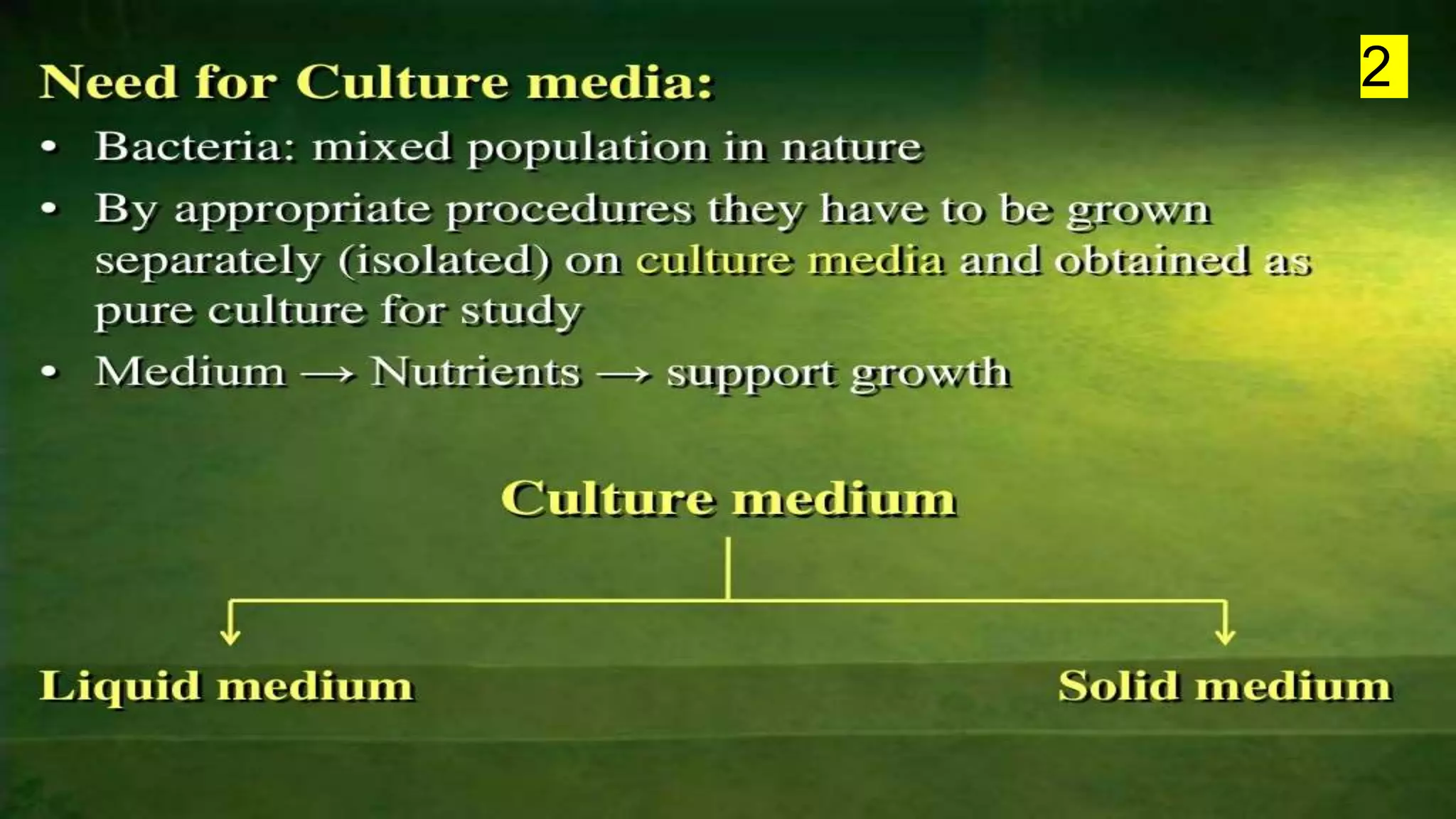 Culture media and techniques | PPTX