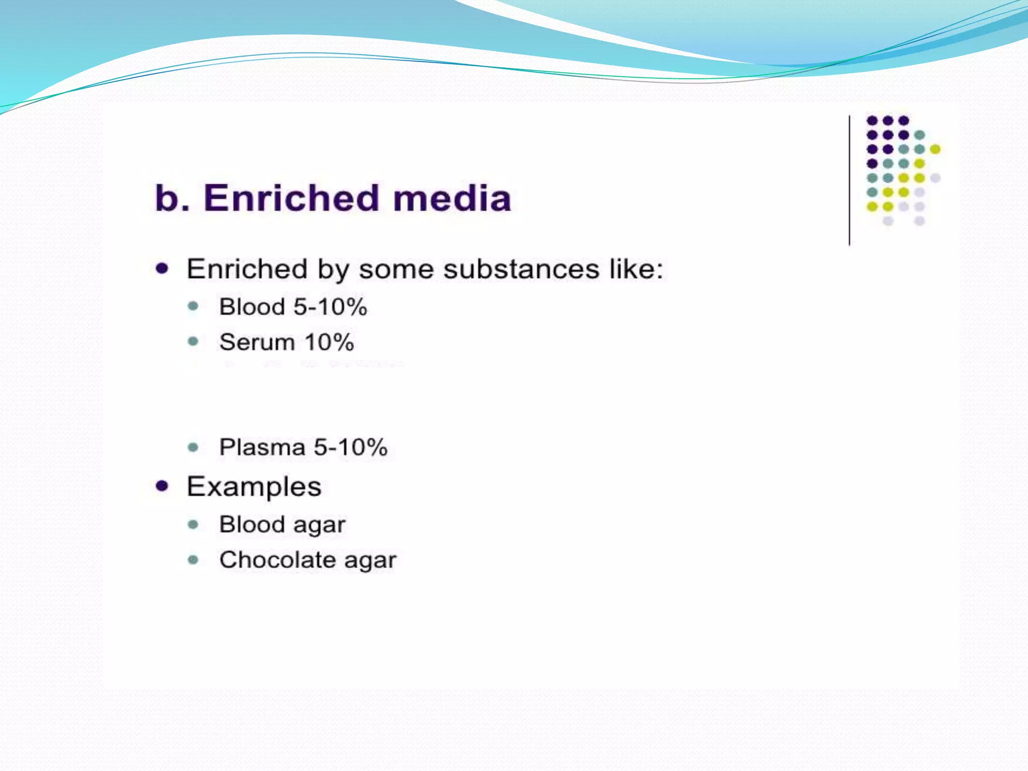 Culture media types for industrial fermentation | PPTX