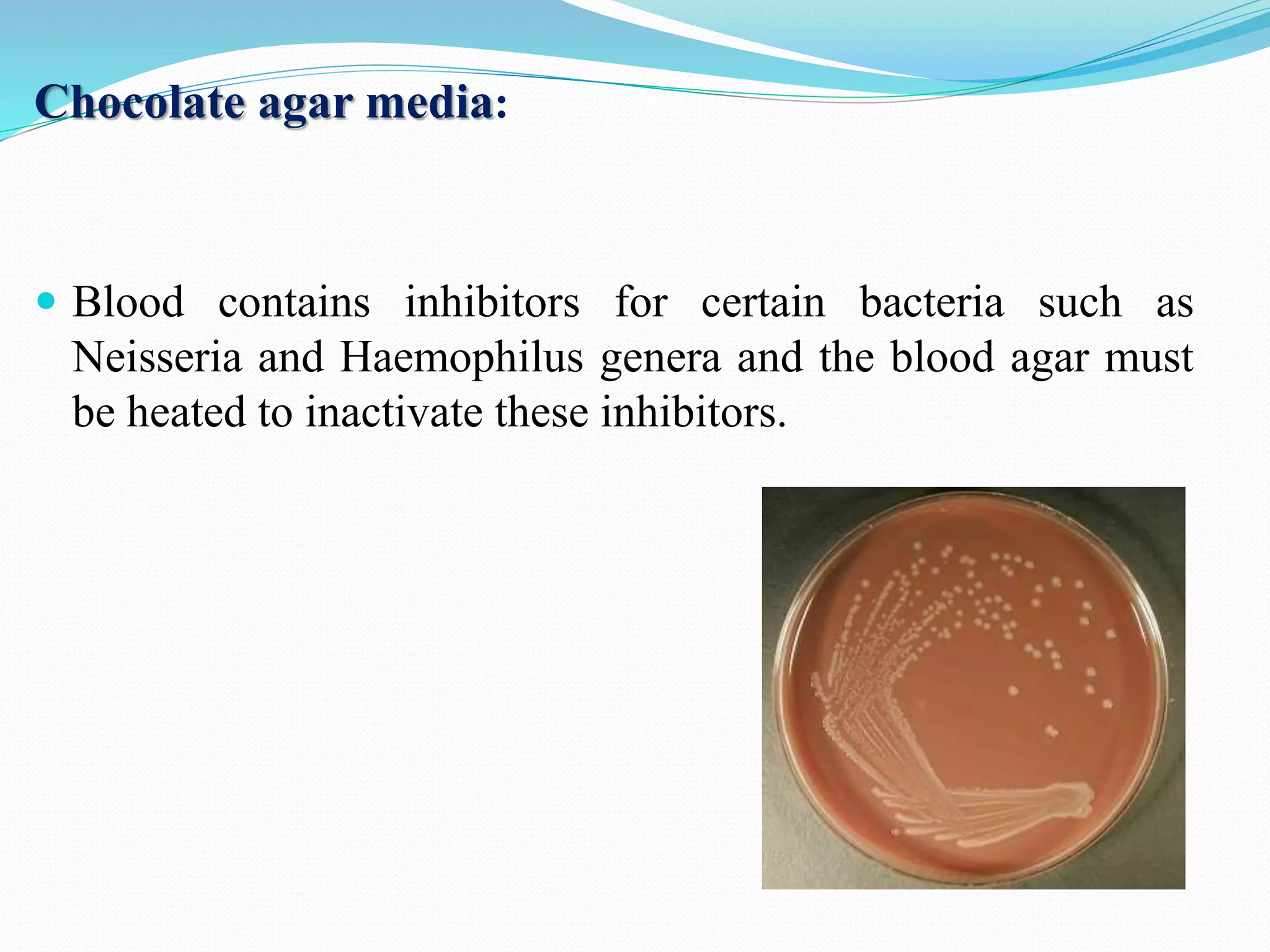 Culture media types for industrial fermentation | PPTX