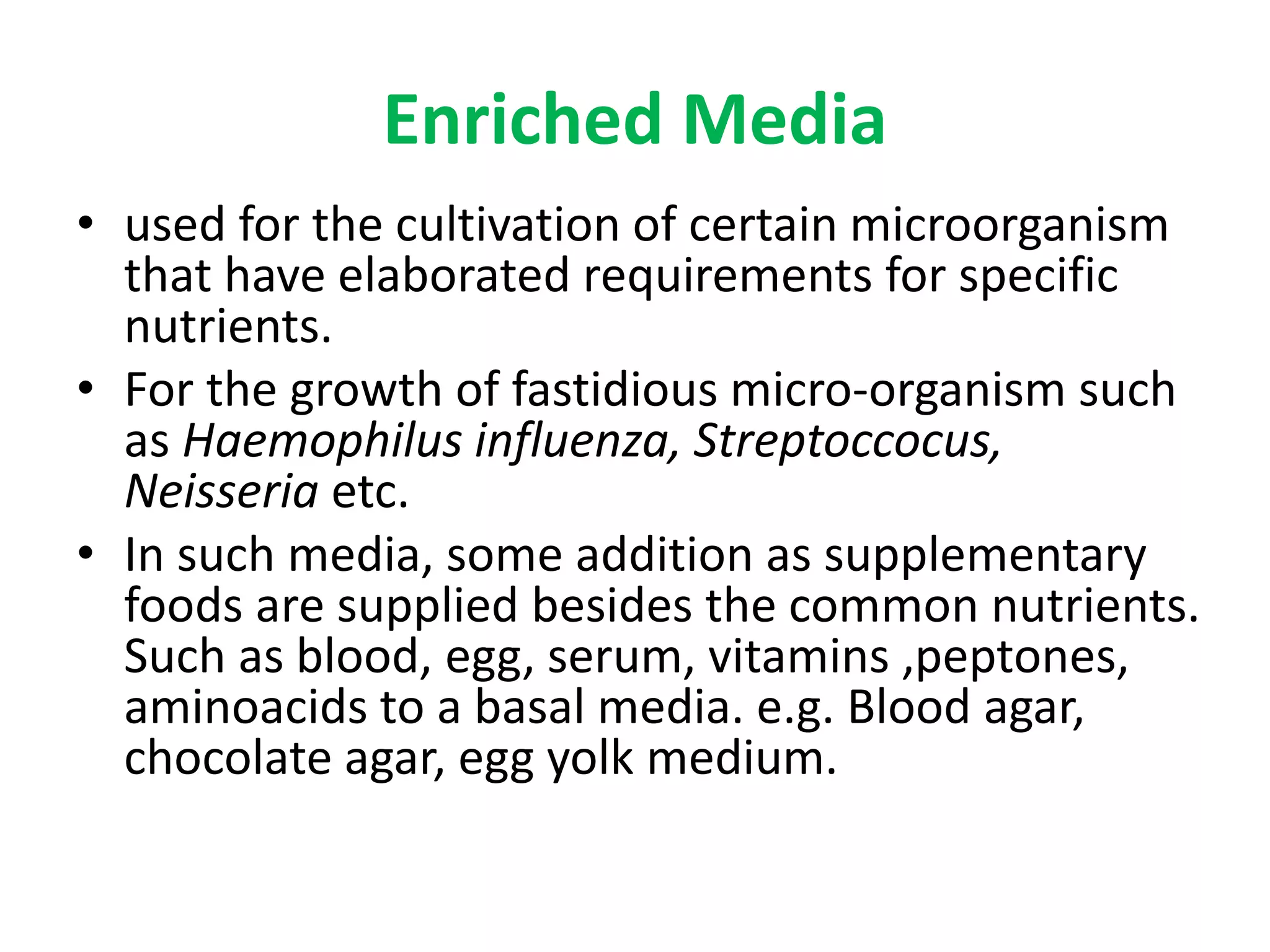Culture media and types | PPTX