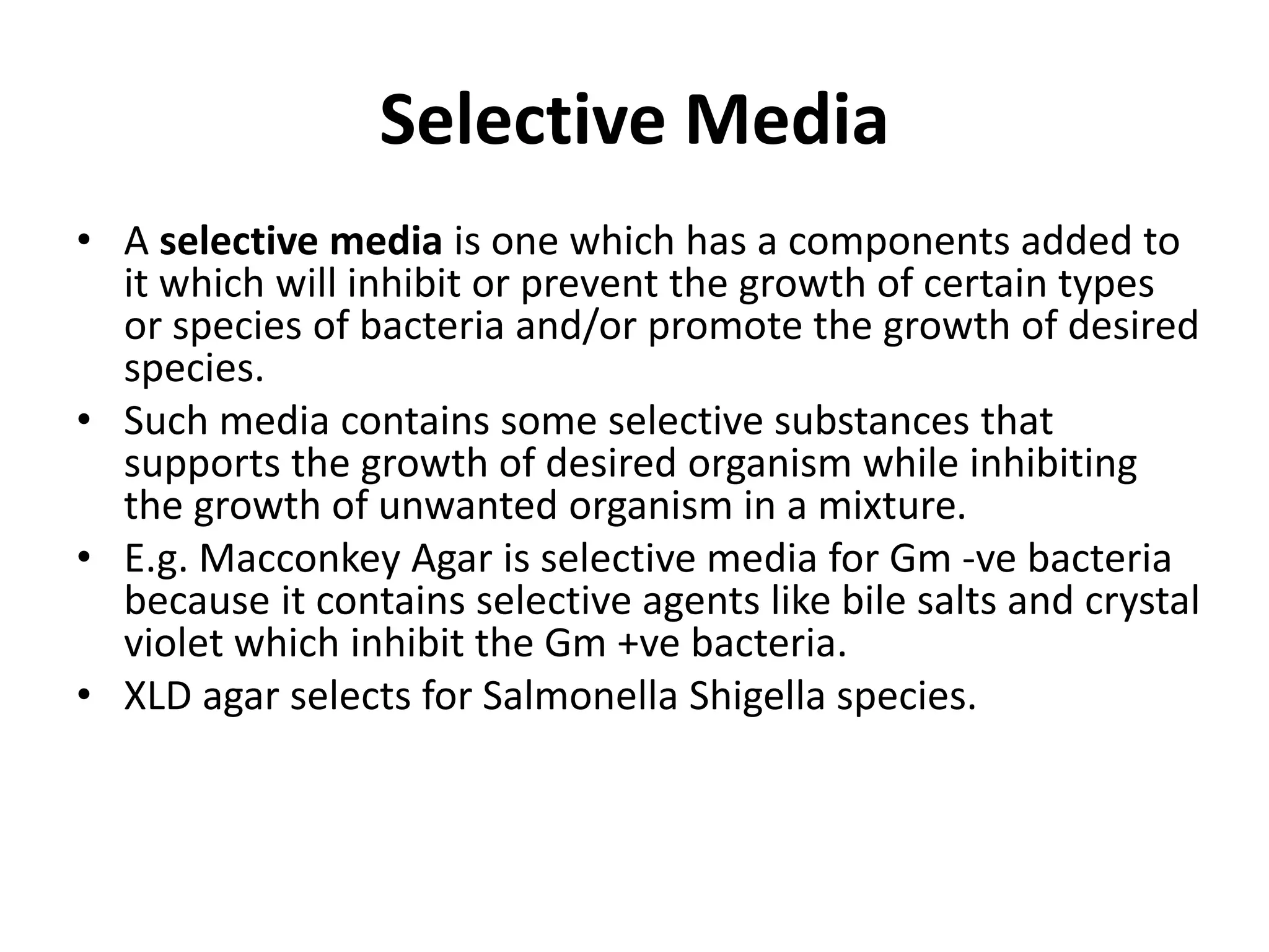 Culture media and types | PPTX