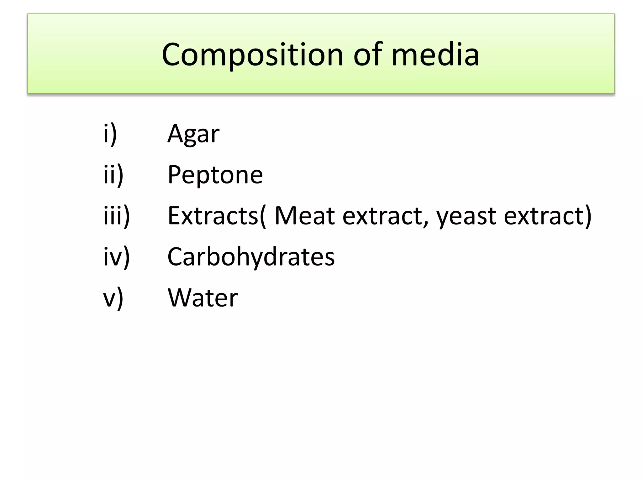 Culture media and types | PPTX